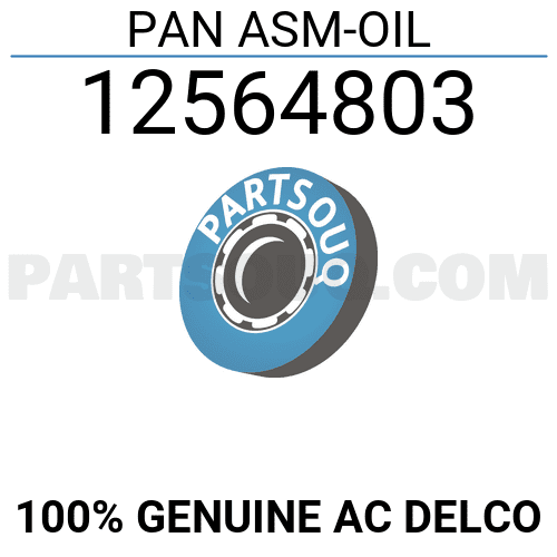PAN ASM-OIL 12564803 | AC Delco Parts | PartSouq