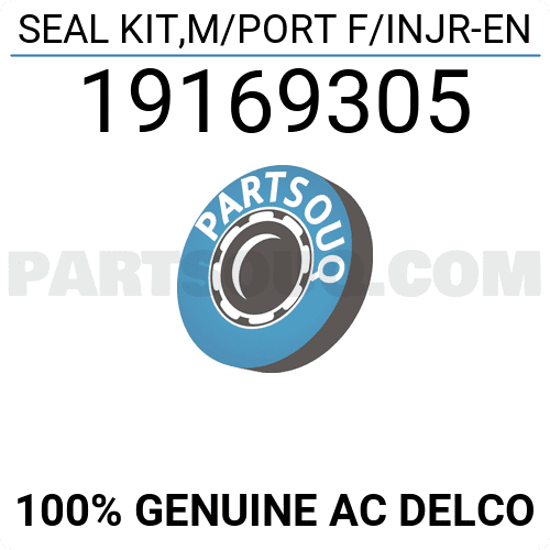 SEAL KIT,M/PORT F/INJR-EN 19169305 | AC Delco Parts | PartSouq