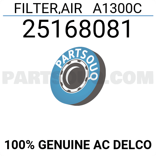 FILTER,AIR A1300C 25168081 | AC Delco Parts | PartSouq