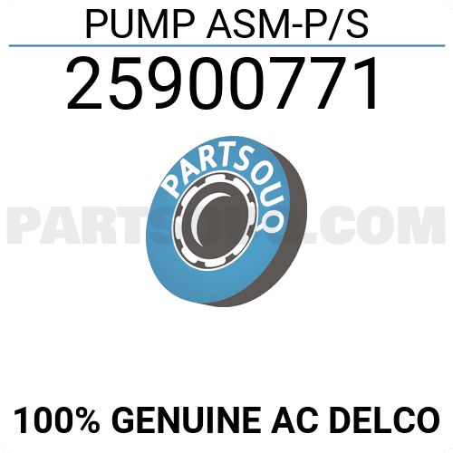 PUMP ASM-P/S 25900771 | AC Delco Parts | PartSouq