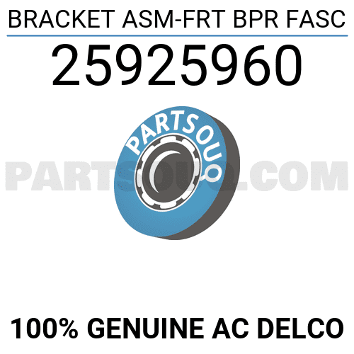 BRACKET ASM-FRT BPR FASC 25925960 | AC Delco Parts | PartSouq