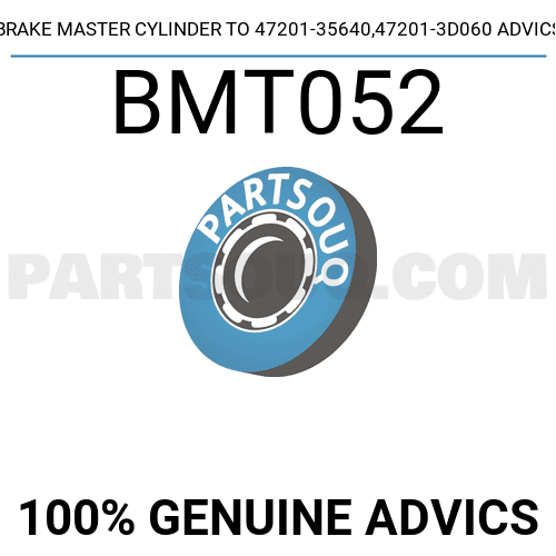 BRAKE MASTER CYLINDER TO 47201-35640,47201-3D060 ADVICS BMT052 | ADVICS ...