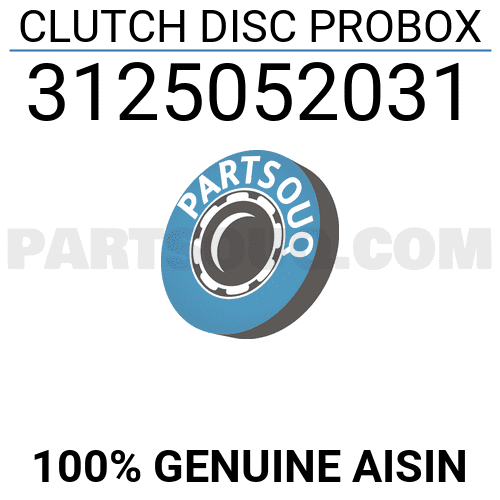 CLUTCH DISC PROBOX 3125052031 | AISIN Parts | PartSouq