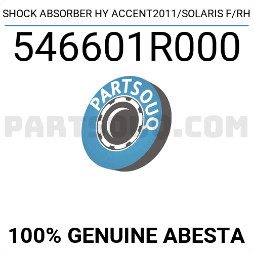 SHOCK ABSORBER HY ACCENT2011/SOLARIS F/RH 546601R000 | Abesta Parts ...