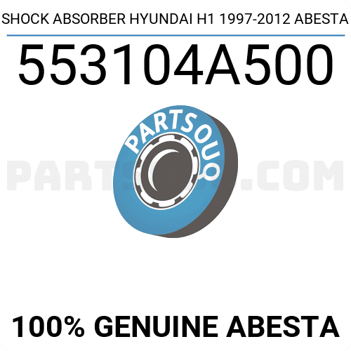 SHOCK ABSORBER HYUNDAI H1 1997-2012 ABESTA 553104A500 | Abesta Parts ...