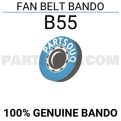 FAN BELT BANDO B55 | BANDO Parts | PartSouq