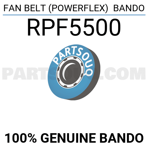 FAN BELT (POWERFLEX) BANDO RPF5500 | BANDO Parts | PartSouq