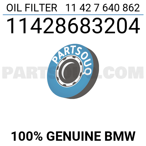 OIL FILTER 11 42 7 640 862 11428683204 | BMW Parts | PartSouq