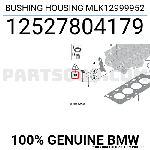BUSHING HOUSING MLK12999952 12527804179 | BMW Parts | PartSouq