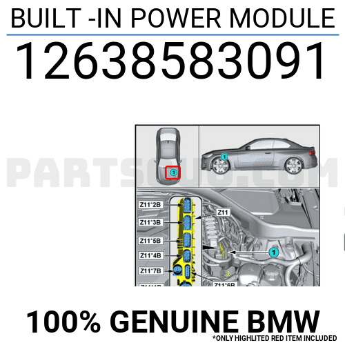 BUILT -IN POWER MODULE 12638583091 | BMW Parts | PartSouq