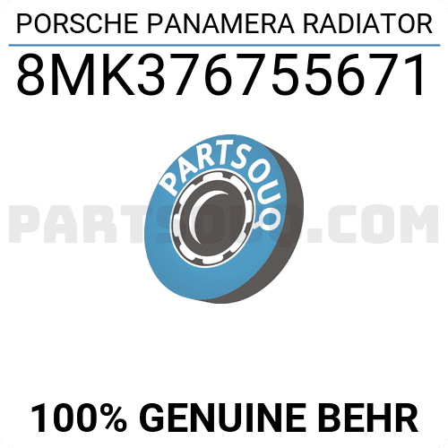 PORSCHE PANAMERA RADIATOR 8MK376755671 | Behr Parts | PartSouq