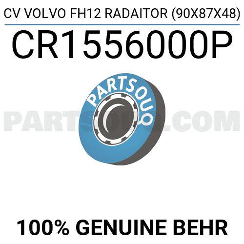 CV VOLVO FH12 RADAITOR (90X87X48) CR1556000P | Behr Parts | PartSouq