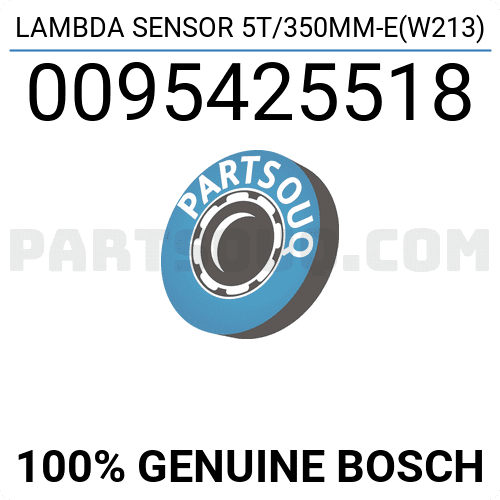 LAMBDA SENSOR 5T/350MM-E(W213) 0095425518 | Bosch Parts | PartSouq