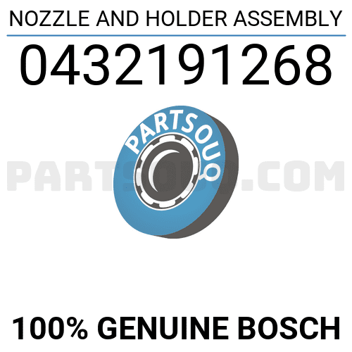 NOZZLE AND HOLDER ASSEMBLY 0432191268 | Bosch Parts | PartSouq