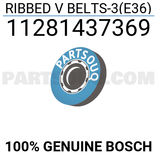 RIBBED V BELTS-3(E36) 11281437369 | Bosch Parts | PartSouq