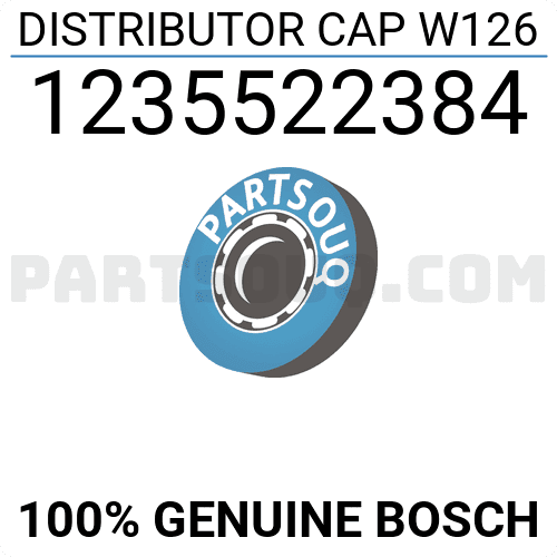 DISTRIBUTOR CAP W126 1235522384 | Bosch Parts | PartSouq