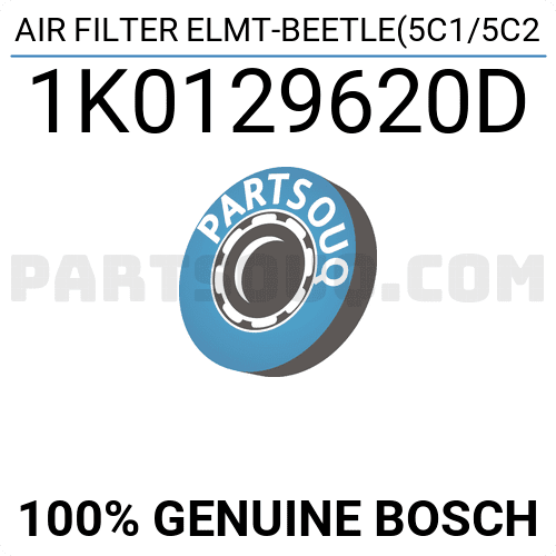 AIR FILTER ELMT-BEETLE(5C1/5C2 1K0129620D | Bosch Parts | PartSouq