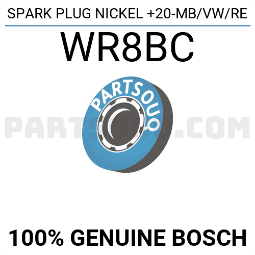 SPARK PLUG NICKEL +20-MB/VW/RE WR8BC | Bosch Parts | PartSouq