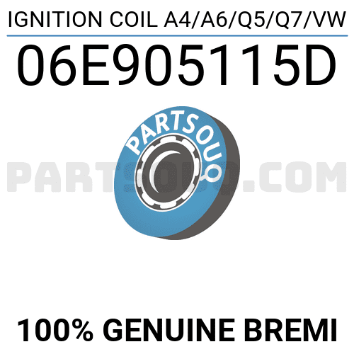 IGNITION COIL A4/A6/Q5/Q7/VW 06E905115D | Bremi Parts | PartSouq