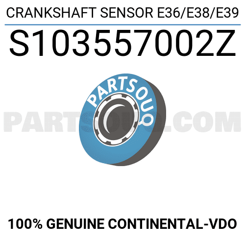 CRANKSHAFT SENSOR E36/E38/E39 S103557002Z | CONTINENTAL-VDO Parts ...