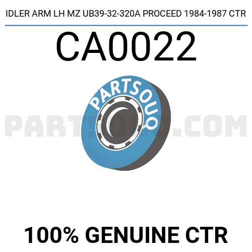 IDLER ARM LH MZ UB39-32-320A PROCEED 1984-1987 CTR CA0022 | CTR Parts ...