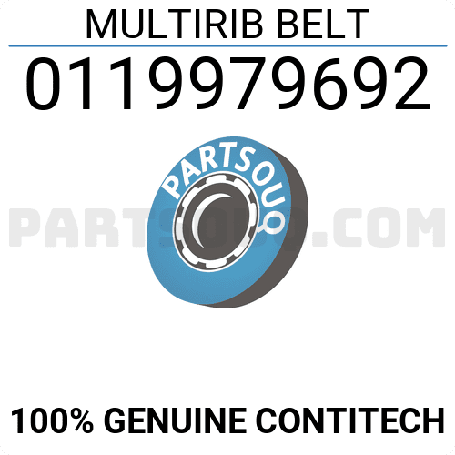 MULTIRIB BELT 0119979692 | Contitech Parts | PartSouq