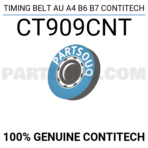 TIMING BELT AU A4 B6 B7 CONTITECH CT909CNT | Contitech Parts | PartSouq