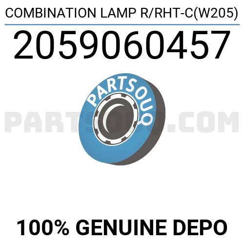 COMBINATION LAMP R/RHT-C(W205) 2059060457 | DEPO Parts | PartSouq