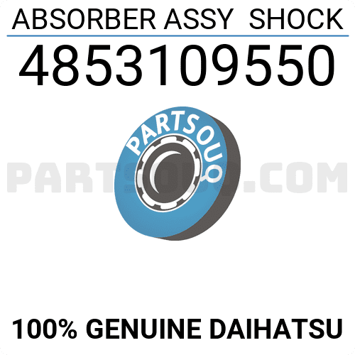 ABSORBER ASSY SHOCK 4853109550 | Daihatsu Parts | PartSouq