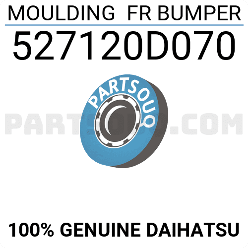 MOULDING FR BUMPER 527120D070 | Daihatsu Parts | PartSouq