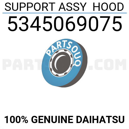 SUPPORT ASSY HOOD 5345069075 | Daihatsu Parts | PartSouq