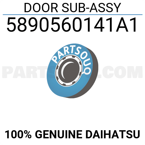 DOOR SUB-ASSY 5890560141A1 | Daihatsu Parts | PartSouq