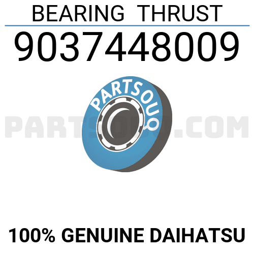 BEARING THRUST 9037448009 | Daihatsu Parts | PartSouq