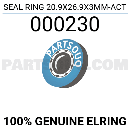 SEAL RING 20.9X26.9X3MM-ACT 000230 | Elring Parts | PartSouq