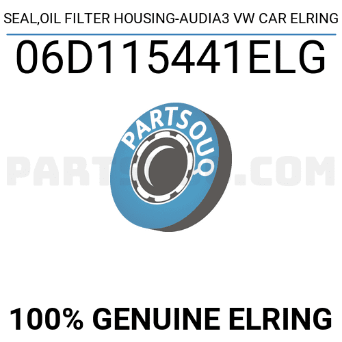 SEAL,OIL FILTER HOUSING-AUDIA3 VW CAR ELRING 06D115441ELG | Elring ...