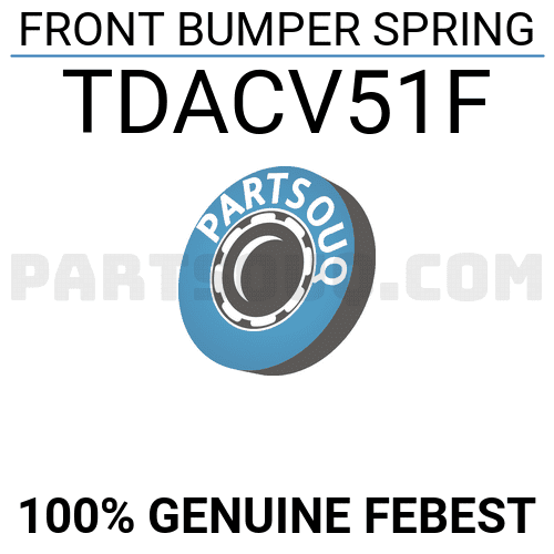 FRONT BUMPER SPRING TDACV51F | FEBEST Parts | PartSouq