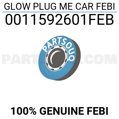 GLOW PLUG ME CAR FEBI 0011592601FEB | FEBI Parts | PartSouq