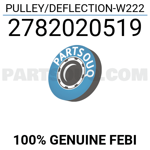 PULLEY/DEFLECTION-W222 2782020519 | FEBI Parts | PartSouq