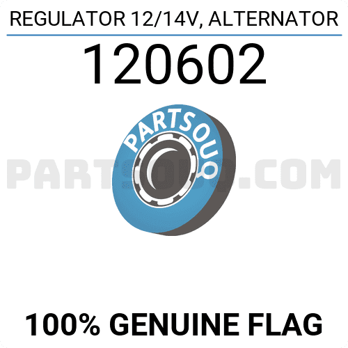 REGULATOR 12/14V, ALTERNATOR 120602 | FLAG Parts | PartSouq