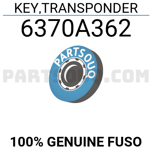 KEY,TRANSPONDER 6370A362 | FUSO Parts | PartSouq