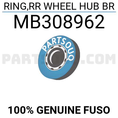 RING,RR WHEEL HUB BR MB308962 | FUSO Parts | PartSouq