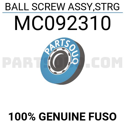 BALL SCREW ASSY,STRG MC092310 | FUSO Parts | PartSouq