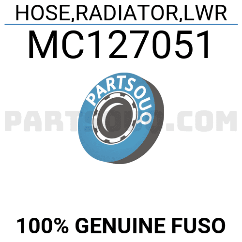 HOSE,RADIATOR,LWR MC127051 | FUSO Parts | PartSouq