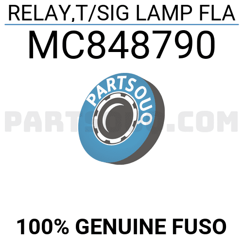 RELAY,T/SIG LAMP FLA MC848790 | FUSO Parts | PartSouq