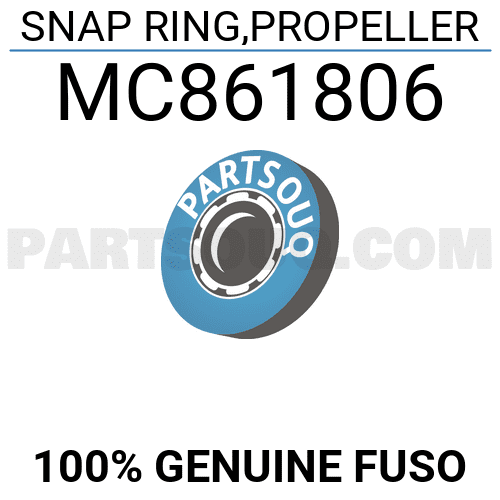 SNAP RING,PROPELLER MC861806 | FUSO Parts | PartSouq