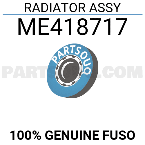 RADIATOR ASSY ME418717 | FUSO Parts | PartSouq
