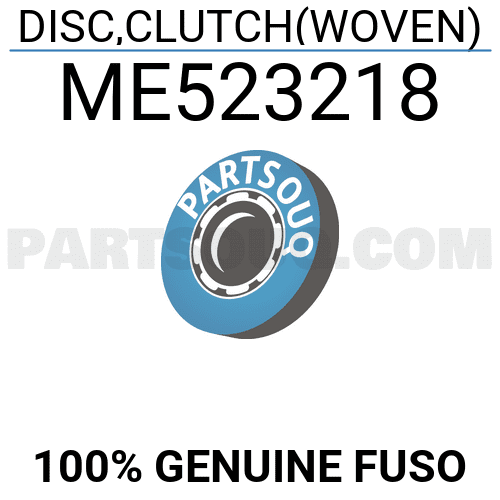 DISC,CLUTCH(WOVEN) ME523218 | FUSO Parts | PartSouq