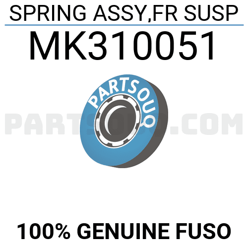 SPRING ASSY,FR SUSP MK310051 | FUSO Parts | PartSouq