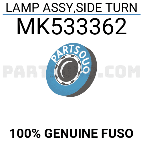 LAMP ASSY,SIDE TURN MK533362 | FUSO Parts | PartSouq