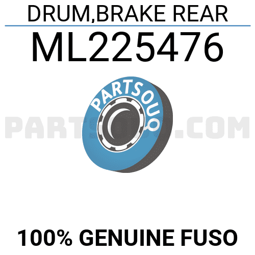DRUM,BRAKE REAR ML225476 | FUSO Parts | PartSouq
